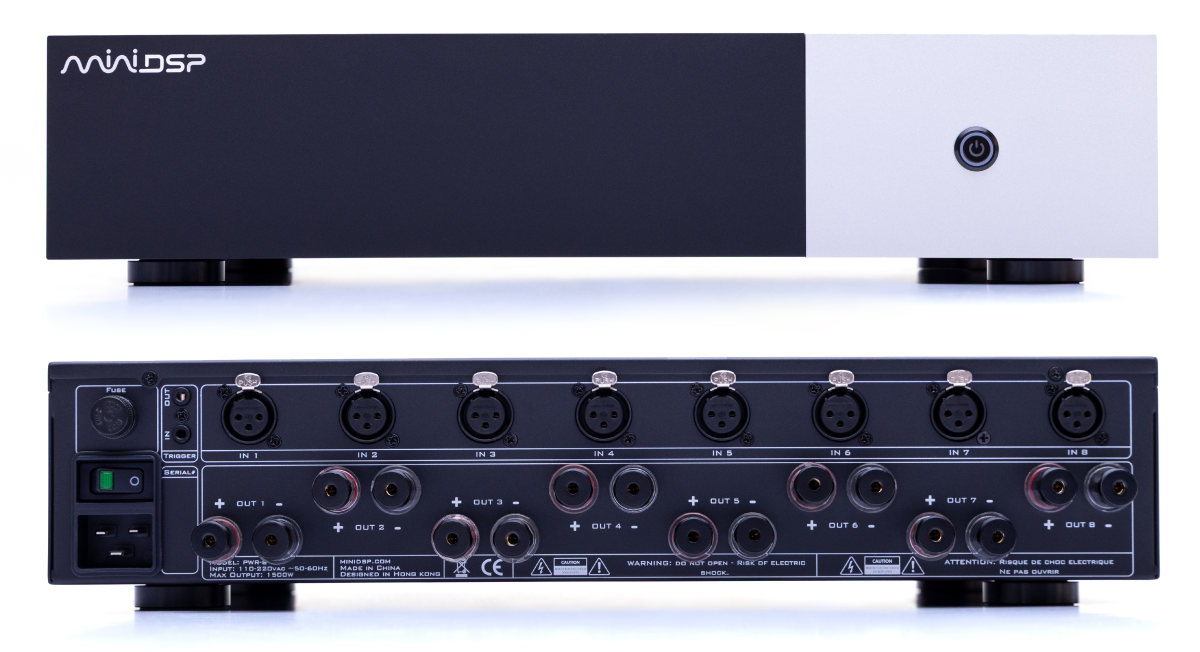 miniDSP AMP8 - 8ch Class D Amplifier